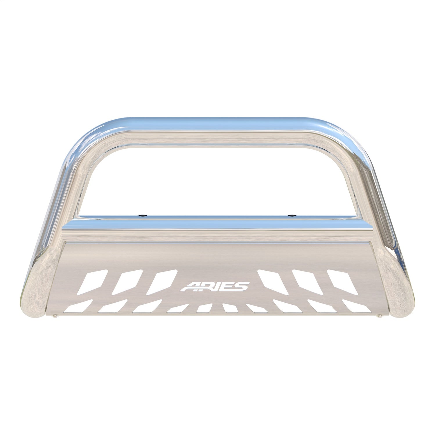 ARIES 35-9002 3in. Polished Stainless Bull Bar; Select Nissan Frontier ...